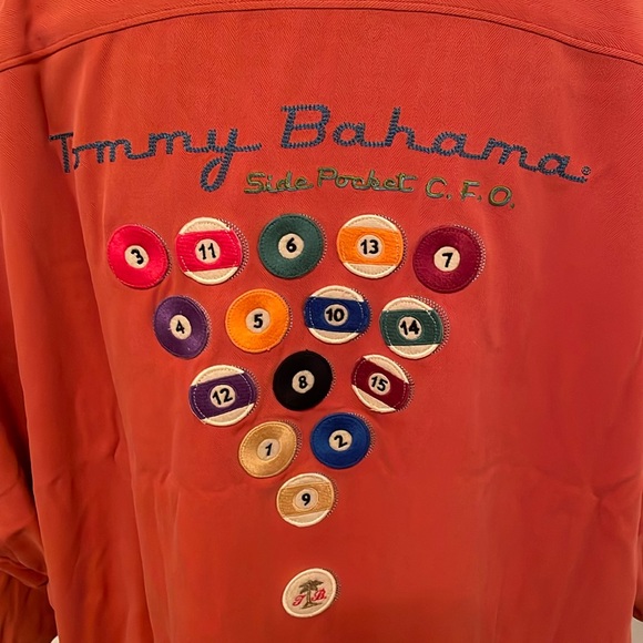 Tommy Bahama | Shirts | Tommy Bahama Silk Shirt Team Tommy Billiard ...